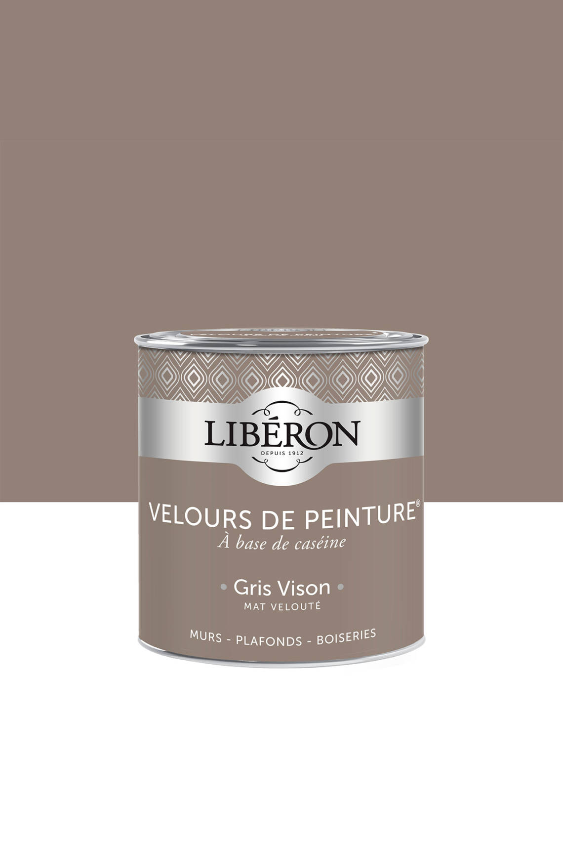 VELOURS DE PEINTURE ® - Couleur Gris Vison - Libéron