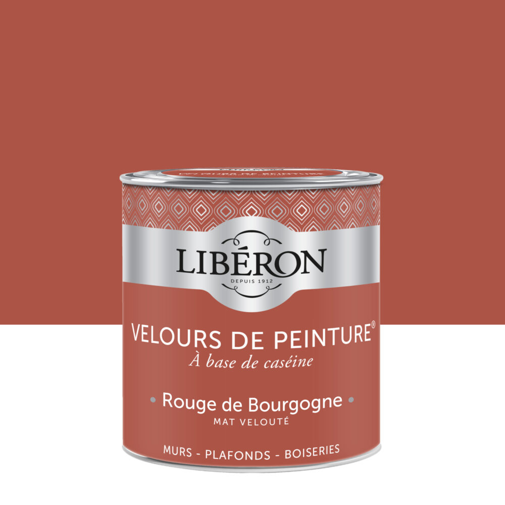 VELOURS DE PEINTURE ® - Couleur Rouge de Bourgogne - Libéron